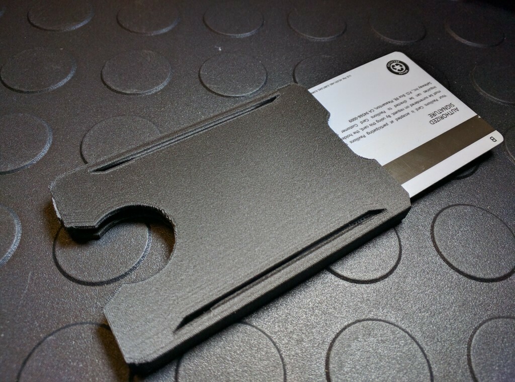 Free 3D file Scout - Minimalist Wallet - Holds 2 Cards・3D printing ...