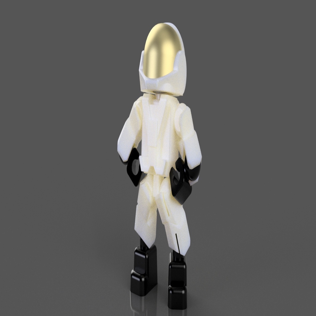 Free 3D file Space Man・3D printer design to download・Cults
