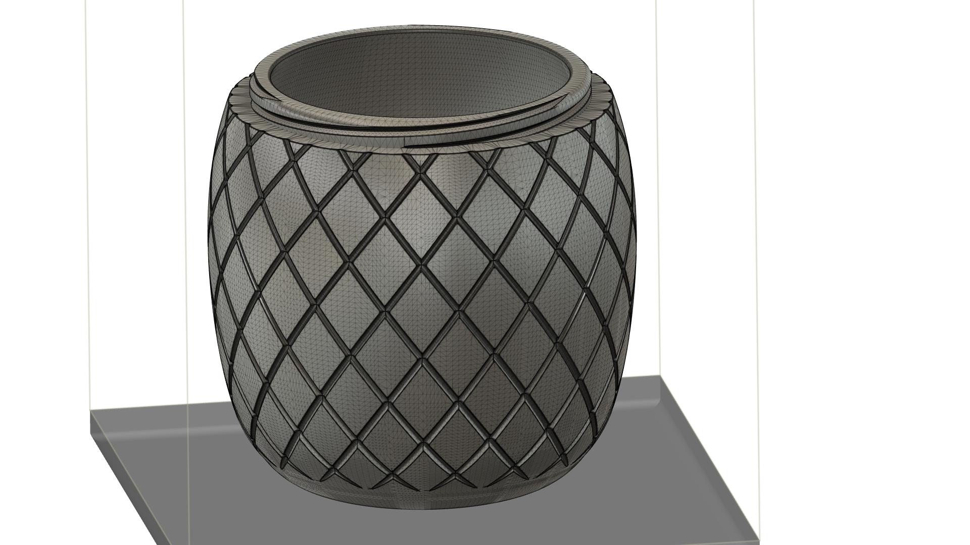 STL file pineapple can・3D print design to download・Cults