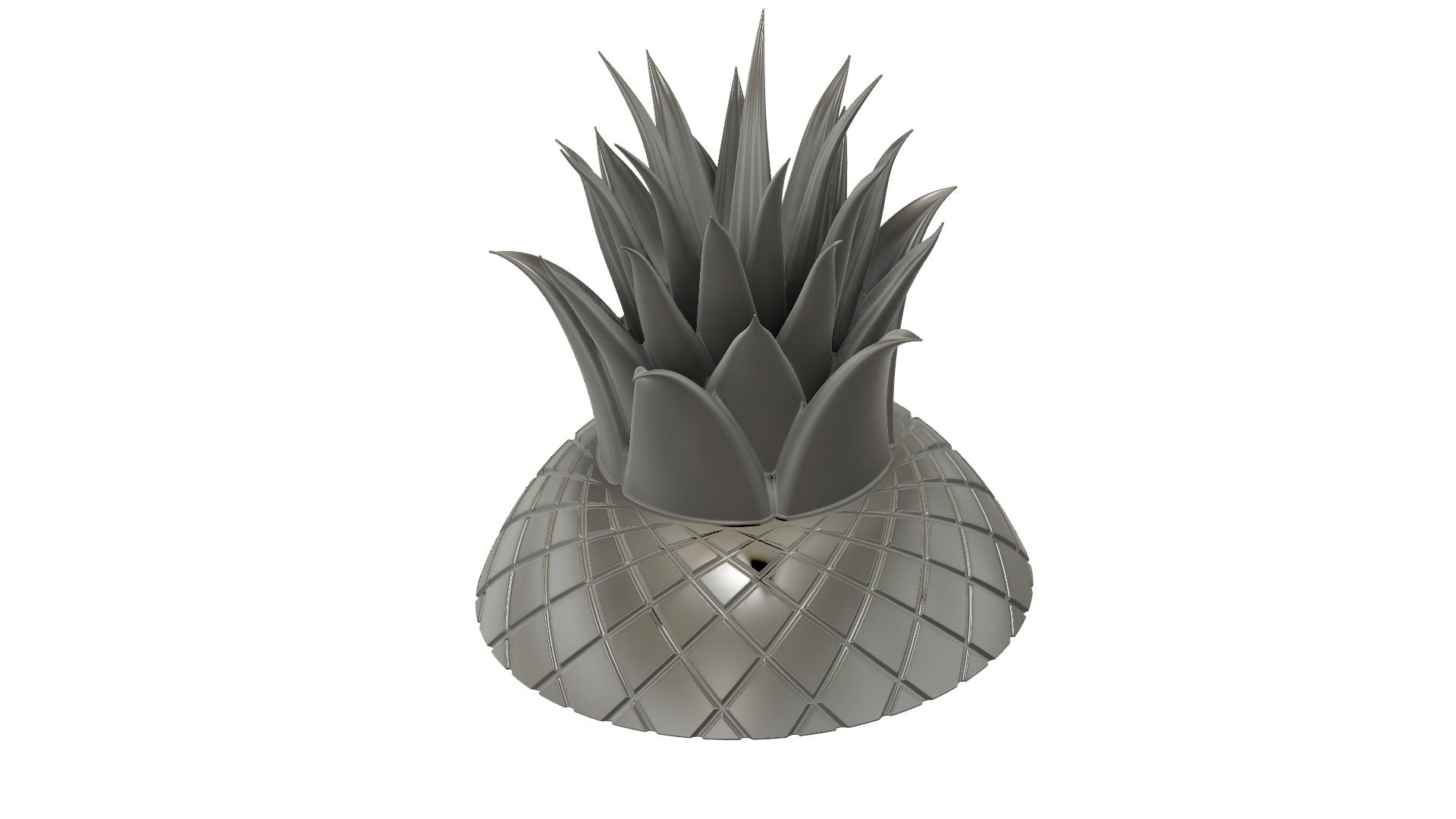STL file pineapple can・3D print design to download・Cults
