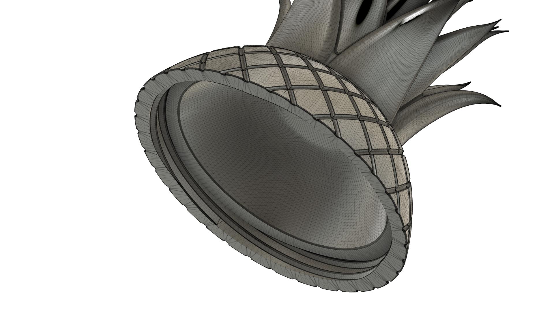 STL file pineapple can・3D print design to download・Cults