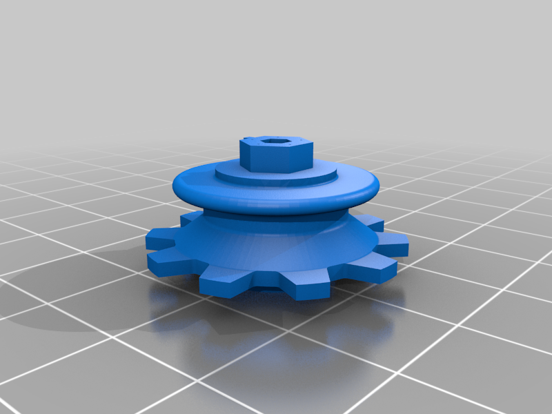 Free STL file Mauler tank Updated 10t Drive sprocket for HL Pz3/4 ...