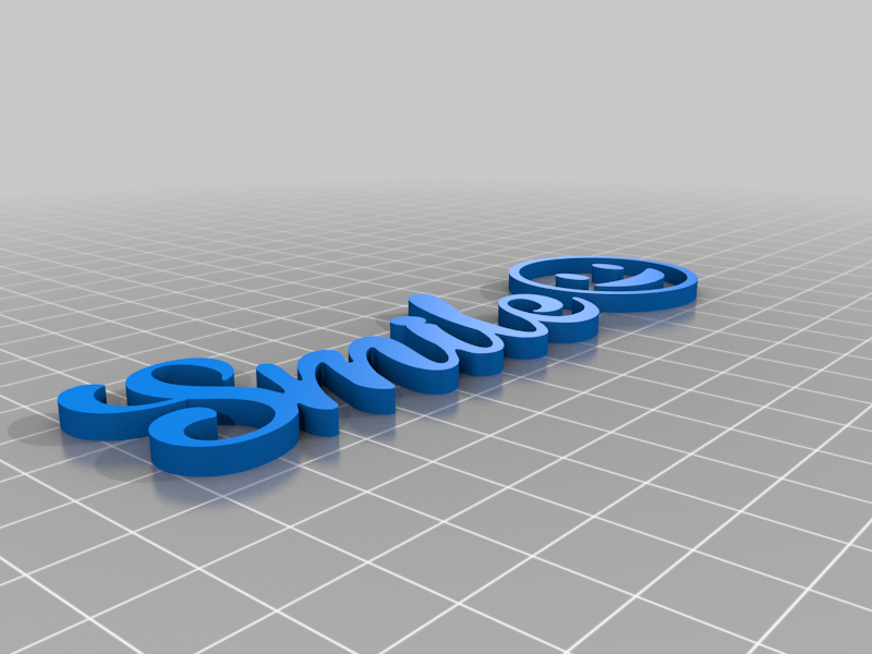 Free 3D file Smile・Template to download and 3D print・Cults