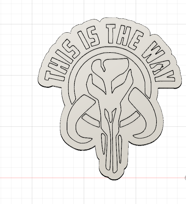 Free STL file This is the Way・3D printable object to download・Cults