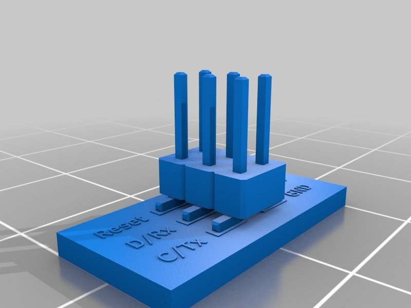 Free 3D file Programming Connector Pinout・3D printer design to download ...