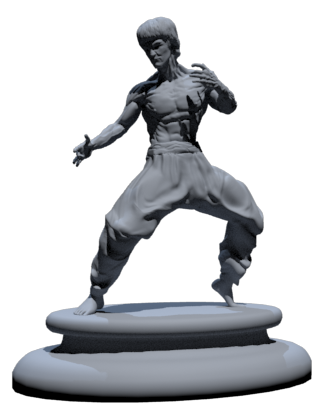 Archivo STL Bruce Lee 🐉・Modelo para descargar y imprimir en 3D・Cults