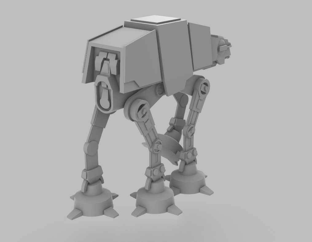 Free STL file Starwars - AT-AT 🎬・3D print object to download・Cults