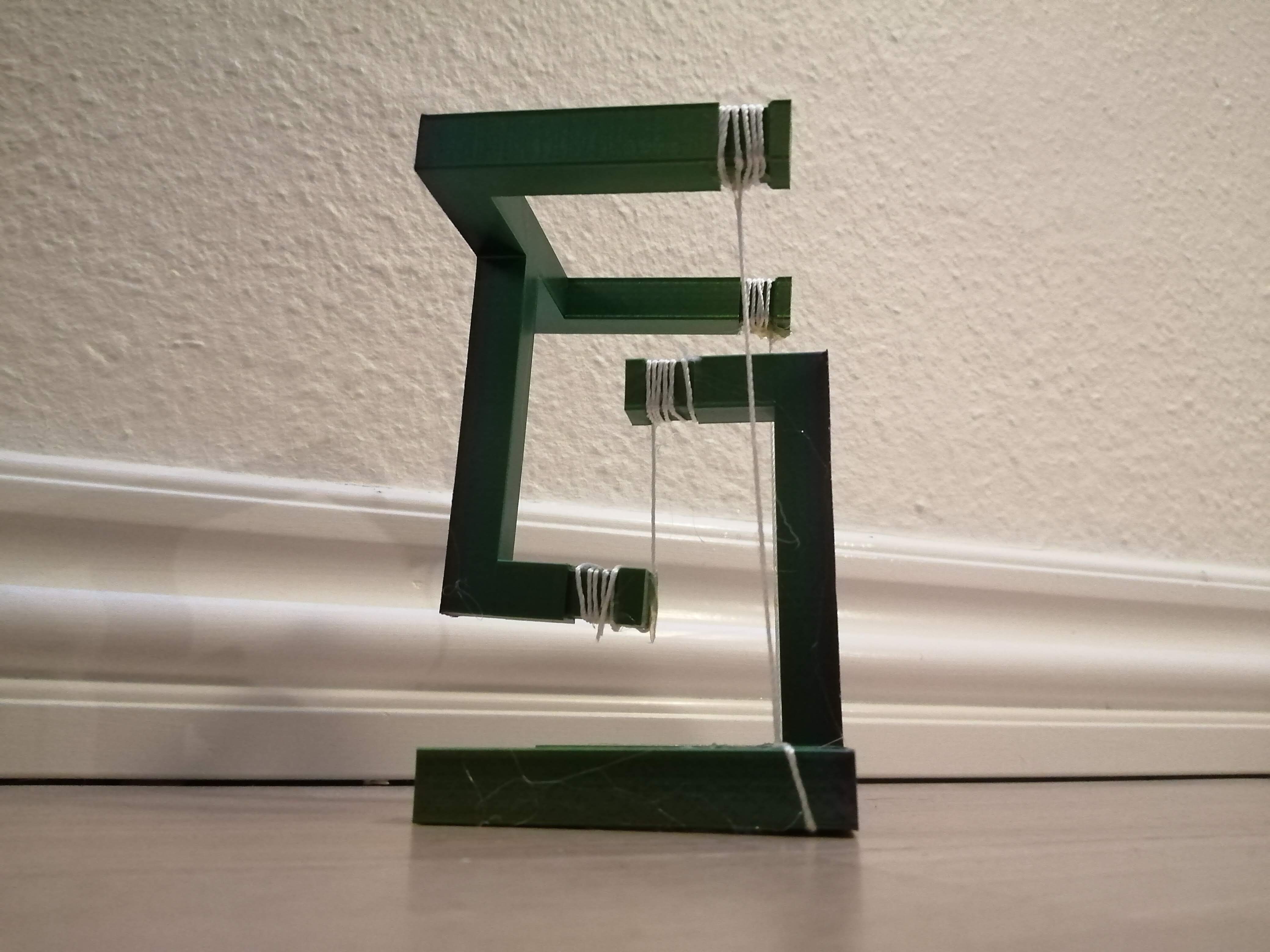 Free STL file Floating magic illusion 1.3.4 (Tensegrity structure) 🪄・3D ...