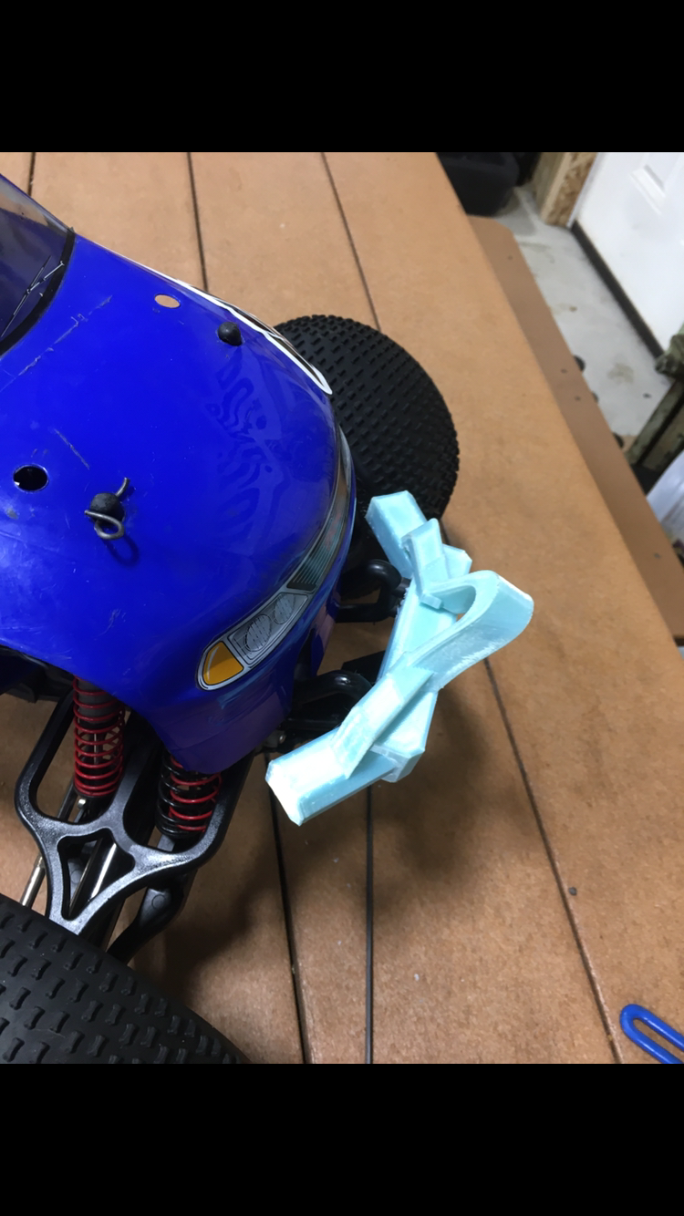 STL file traxxas tmaxx front bumper・Design to download and 3D print・Cults