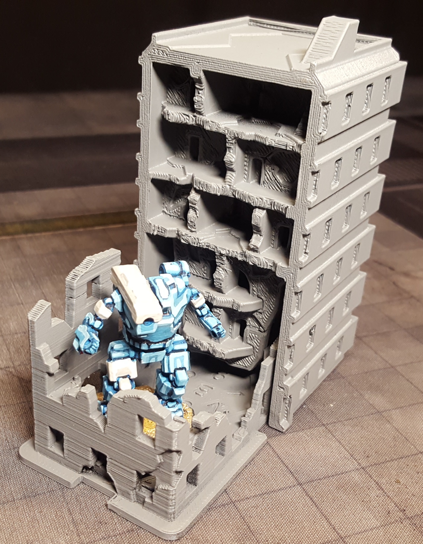 STL file Battletech - Building 4" x 2" x 2" (/4") - destructible 🏗️ ...