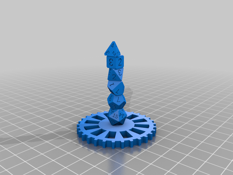 Free 3D file Dice stack ring holder・3D printing model to download・Cults