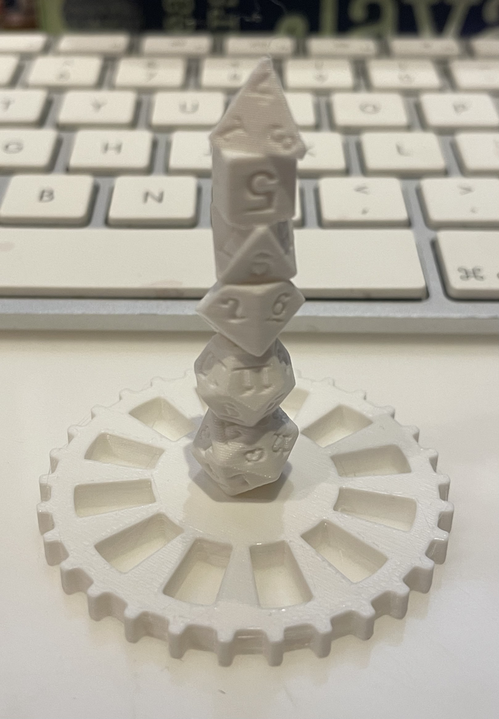 Free 3D file Dice stack ring holder・3D printing model to download・Cults