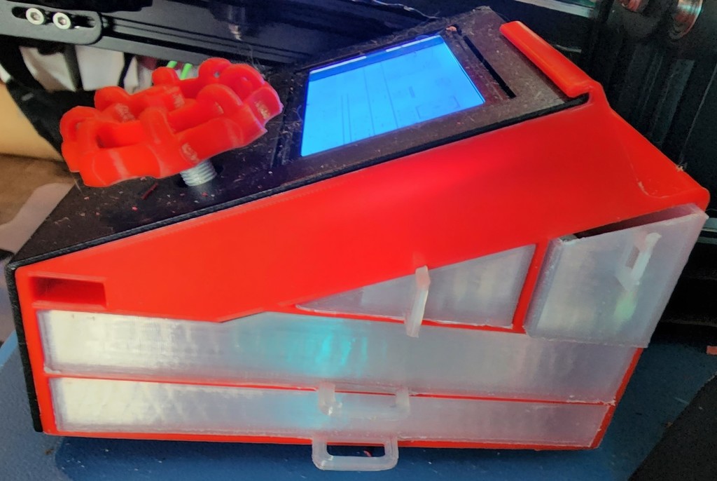 Archivo 3D gratis Ender 3 PCB Cover with Drawers Remix of a remix of a ...