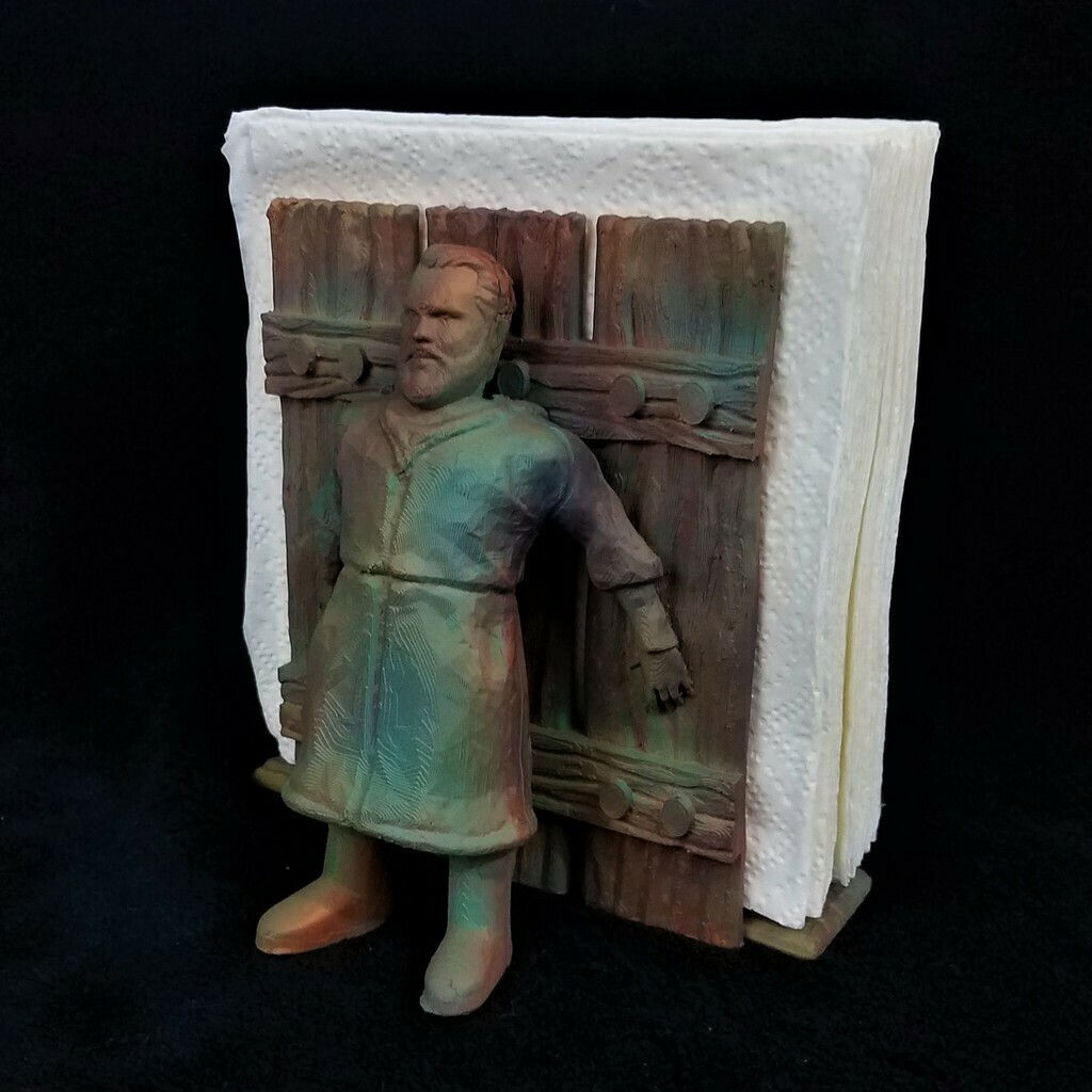Free 3D file Napkin Hodor・3D printing idea to download・Cults