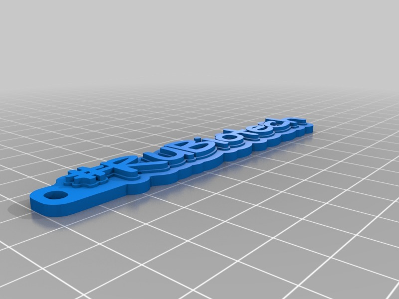 Free 3D file rubiotech keyring・3D printing design to download・Cults