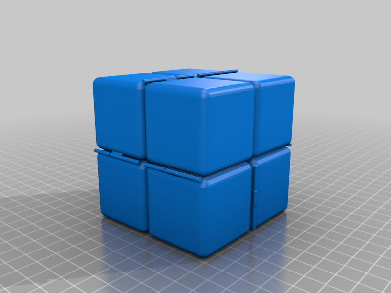 Free 3D file 40mm cube with 1 hinge radius・3D printer design to ...