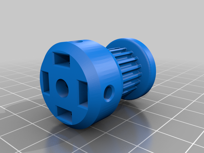 Free STL file 18T HTD3M Pulley 🔧・3D print model to download・Cults
