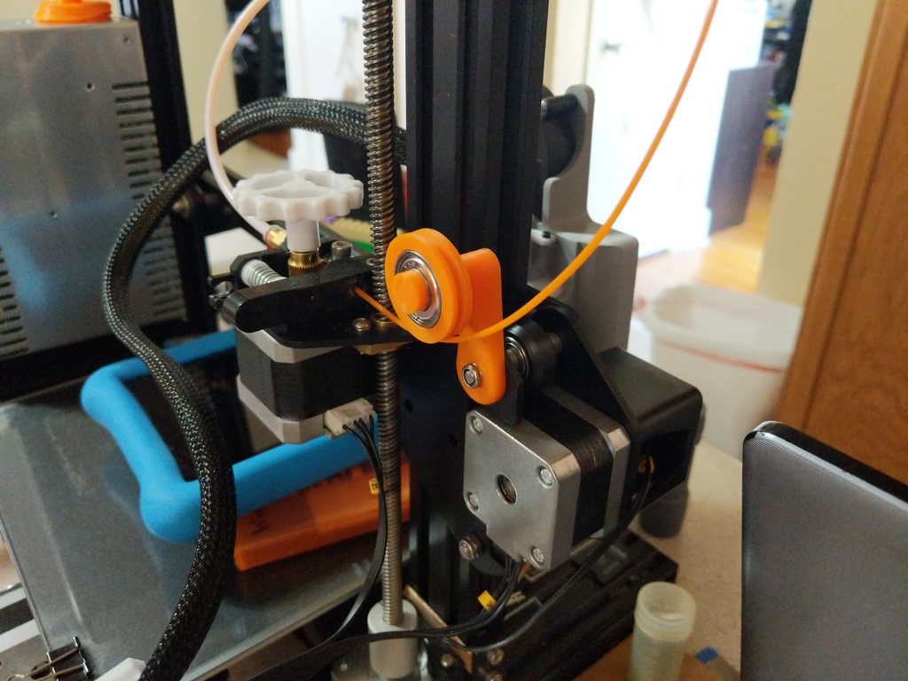 Free 3D file Ender 3 Filament Bearing Filament Guide 🪢・3D print object ...