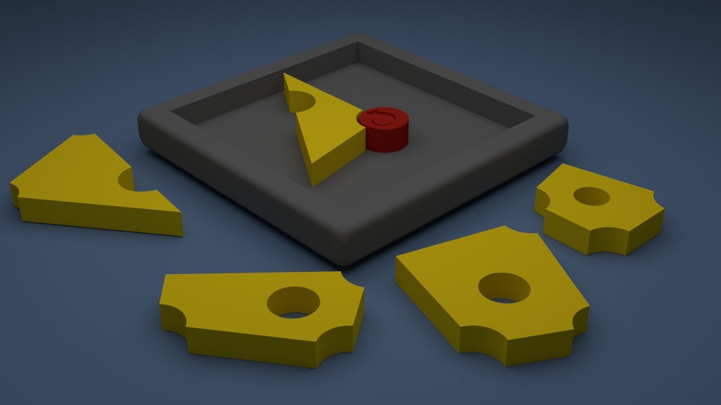 Free 3D file Cheese puzzle・3D printer model to download・Cults