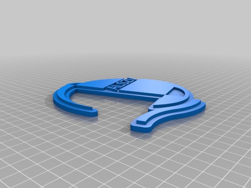 Fichier 3D gratuit A.L.S.Z.V. De Blauwe Schuit Sleutelhanger・Plan ...