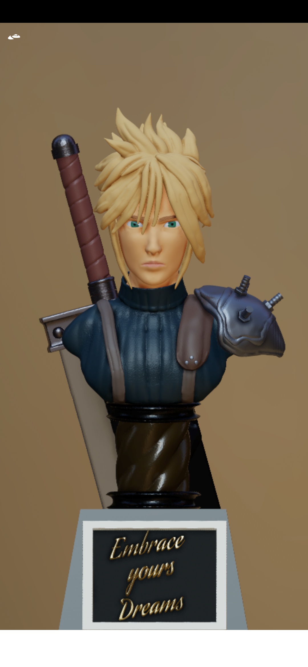 STL file Cloud final fantasy・3D print object to download・Cults