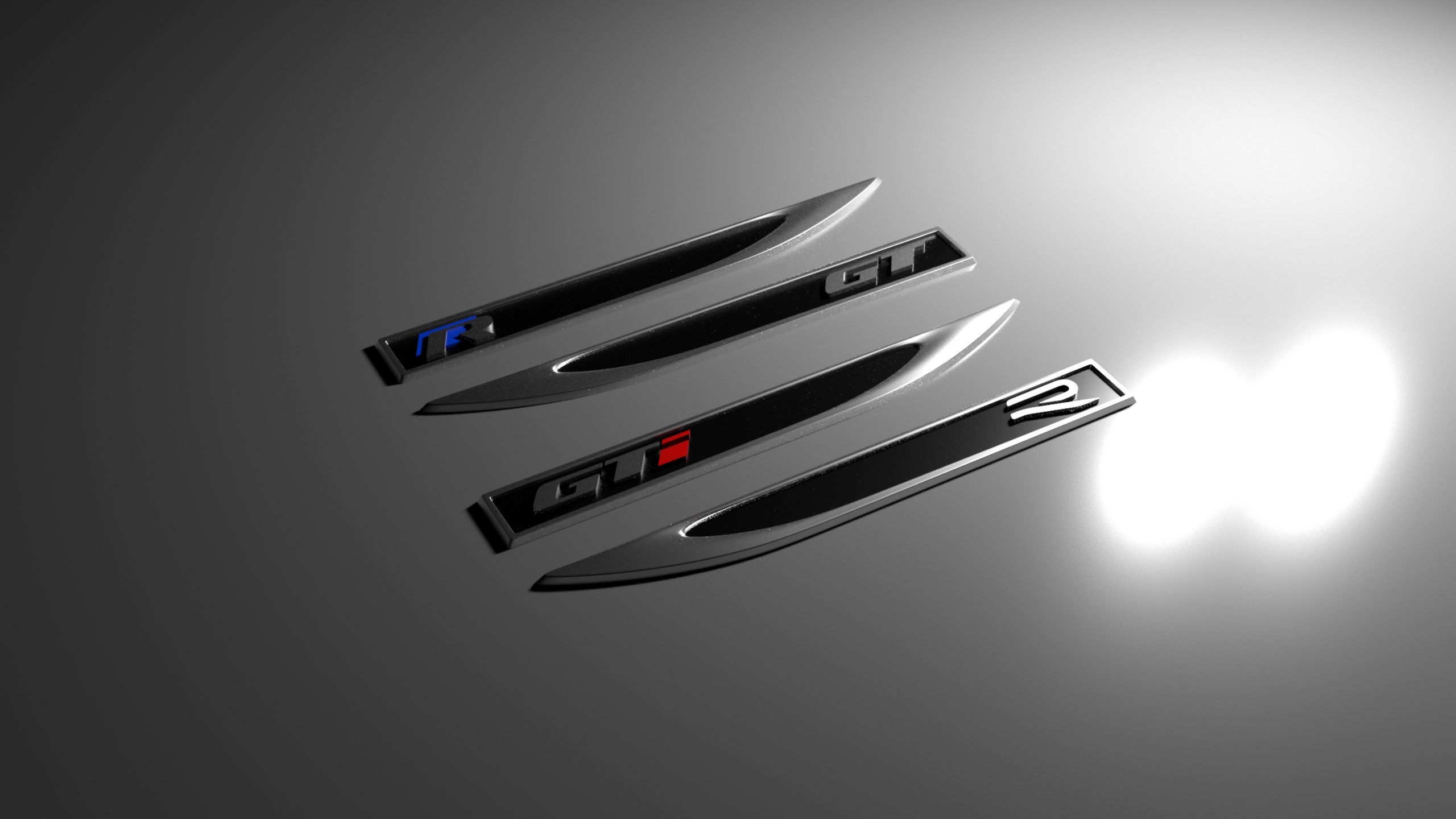 STL file fender side Badge vw R GT GTI GTD 📛・3D printable model to ...