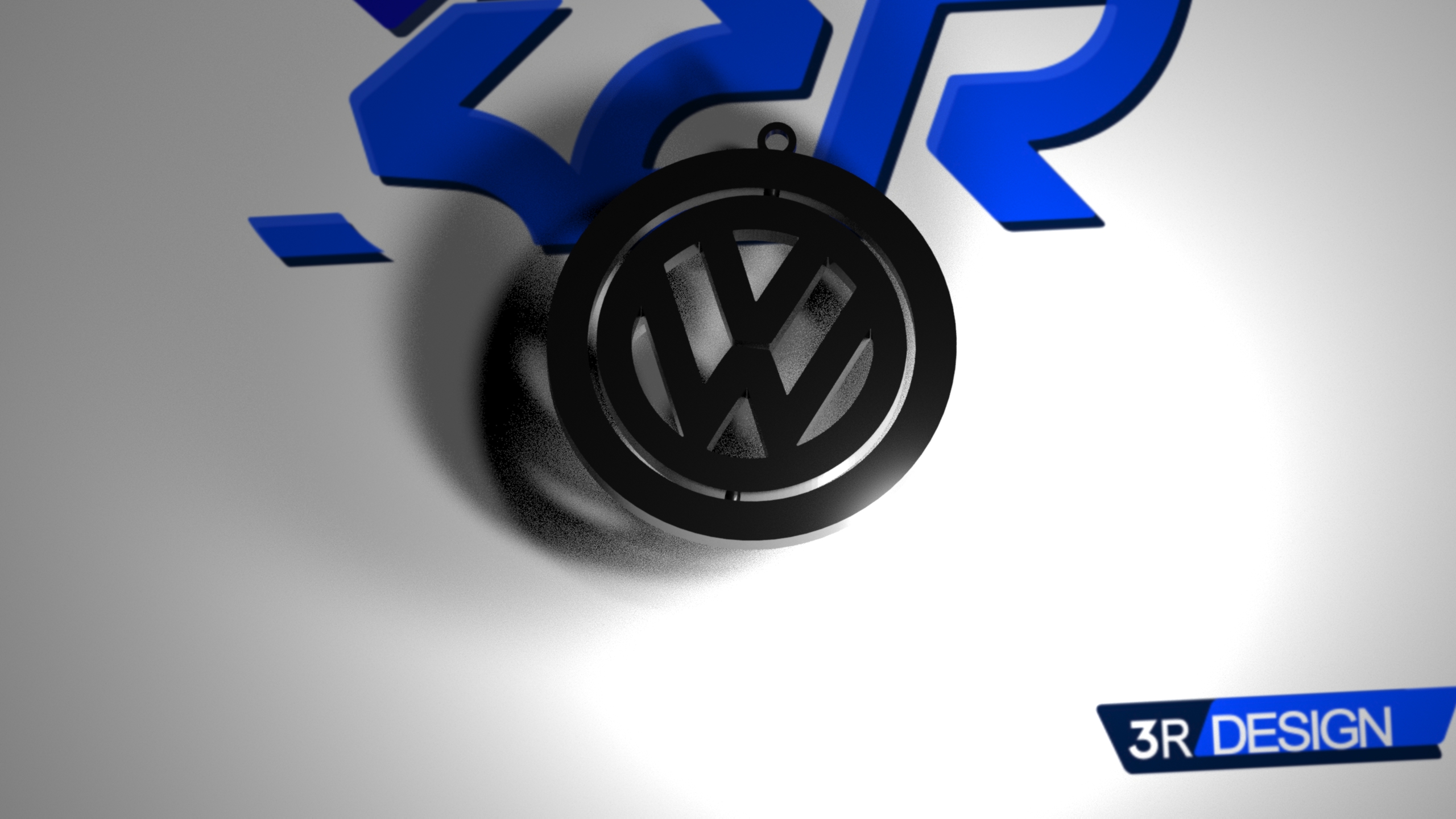 STL file FLEXI VW KEYCHAIN・Design to download and 3D print・Cults