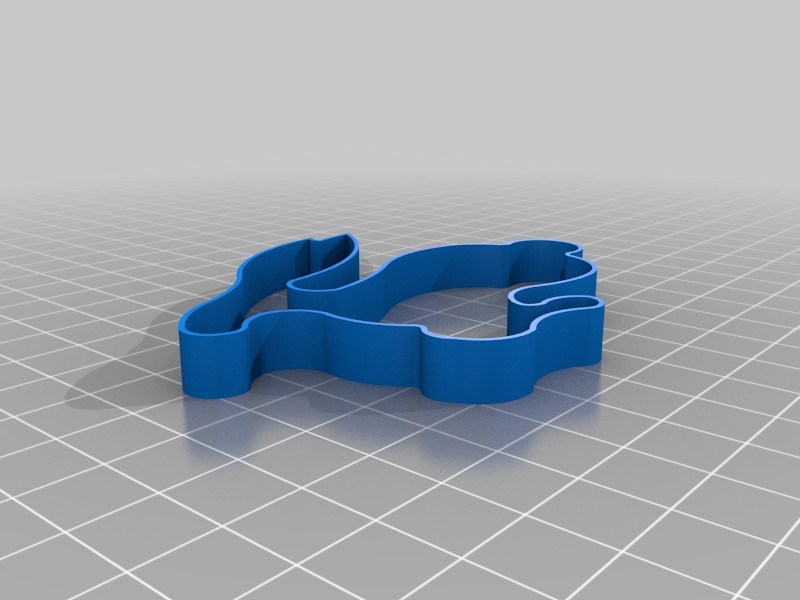 Free 3D file VW Rabbit Logo (Hollow)・3D print design to download・Cults