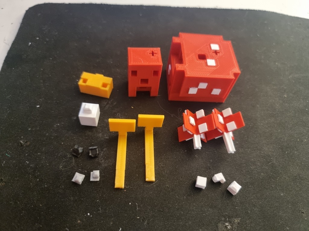 Free 3D file Minecraft Cluckshroom 🐦・Model to download and 3D print・Cults