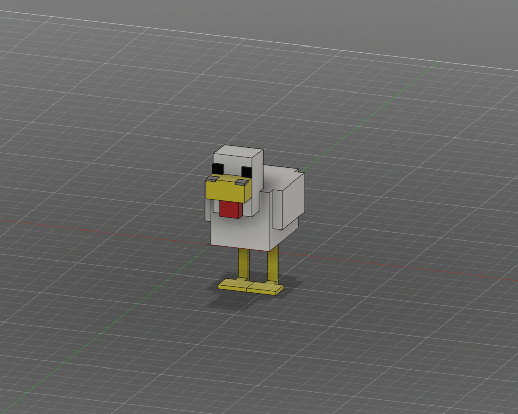 Free 3D file Minecraft Chicken 🐔・Template to download and 3D print・Cults