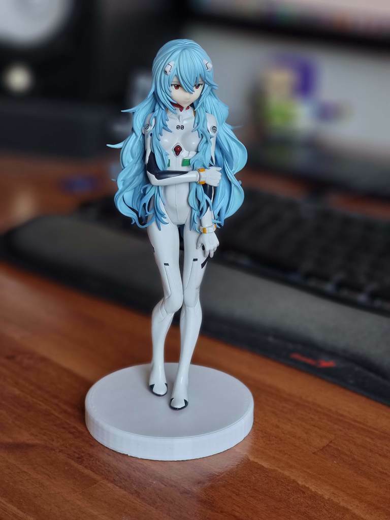 Free 3D file Rei Ayanami 1/10 Pop Up Parade - Long Hair Ver Figure Base ...