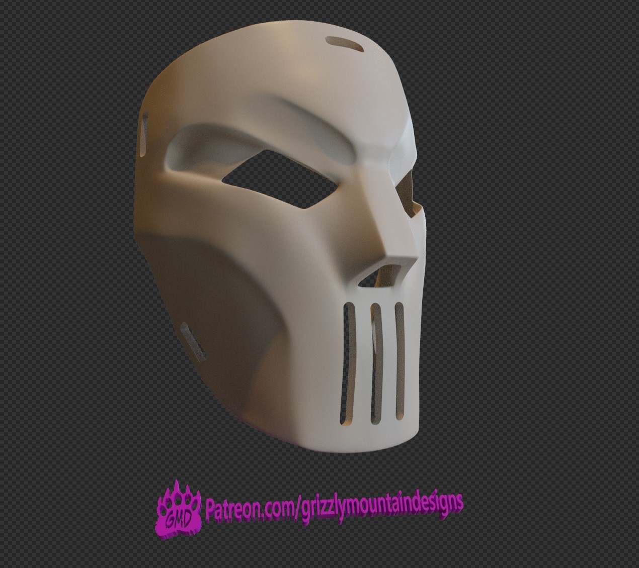 STL file 1990 Casey Jones TMNT Movie style mask. Ninja turtles 🎬・Model ...