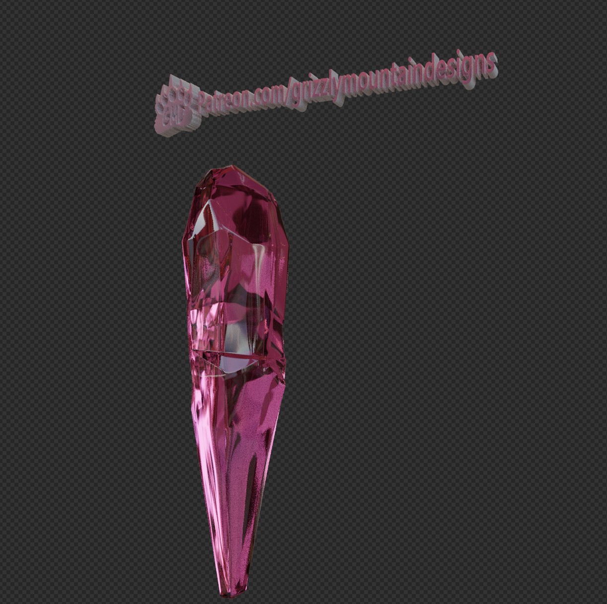 STL file Crystal Shard From the movie The Dark Crystal・3D print design ...