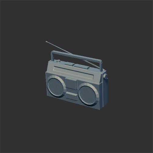 STL file accecories diorama radio 01・3D printable model to download・Cults