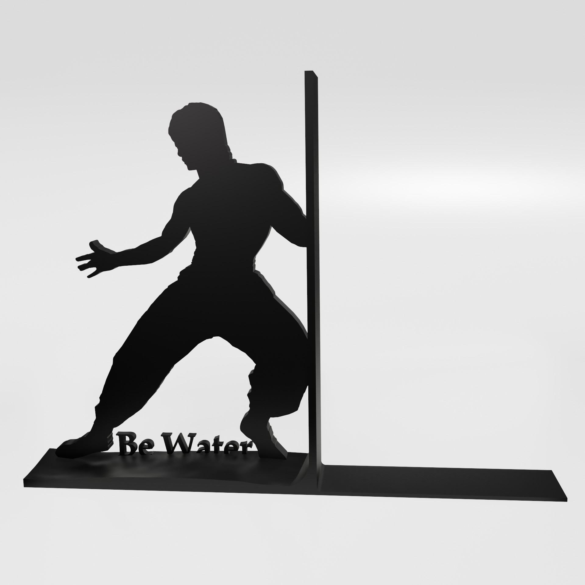 STL file Bruce Lee Bookends・3D print model to download・Cults