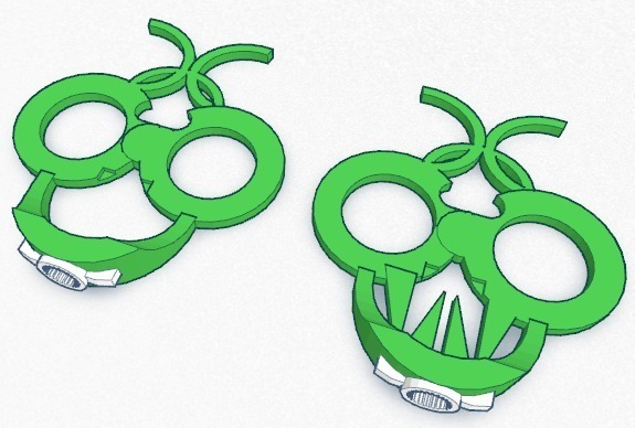 Free 3D file SR04 Servo Mount - BUGZ・3D printer design to download・Cults