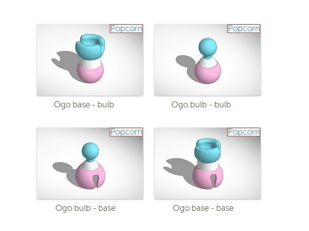Free 3D file Popcorn Ogobild Interfaces・3D printing model to download・Cults