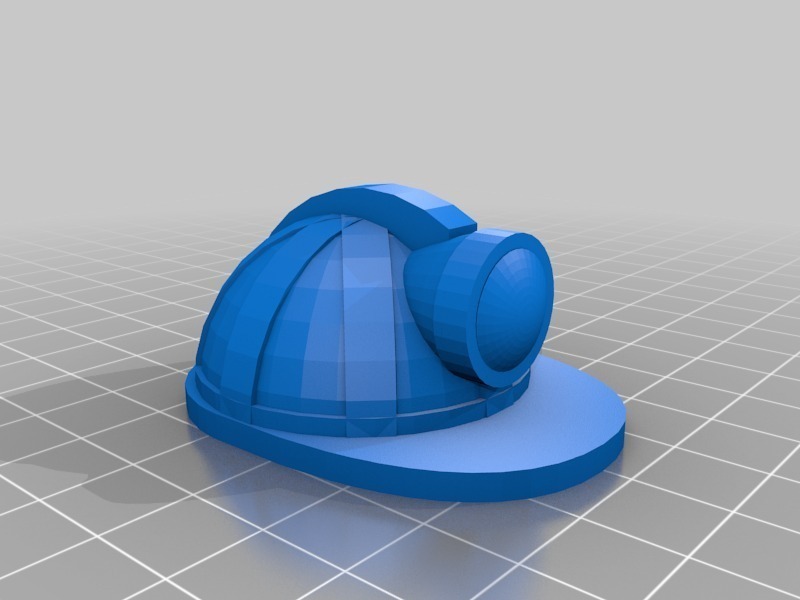 Free 3D file Miners Helmet・Design to download and 3D print・Cults