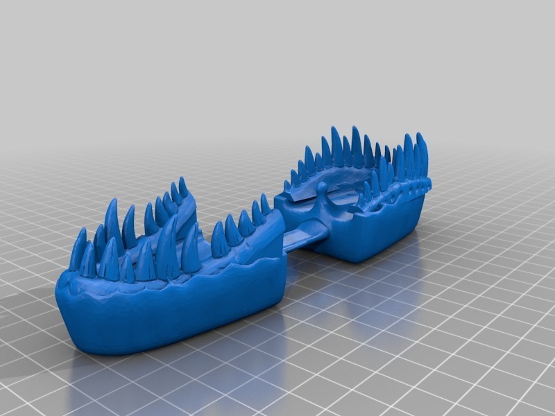 Free 3D file T-Rex Dino Dentures・Object to download and to 3D print・Cults
