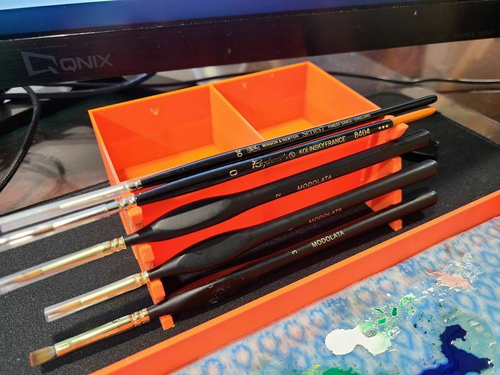 Free 3D file Paintbrush Wash and Rinse Rack・Object to download and to ...