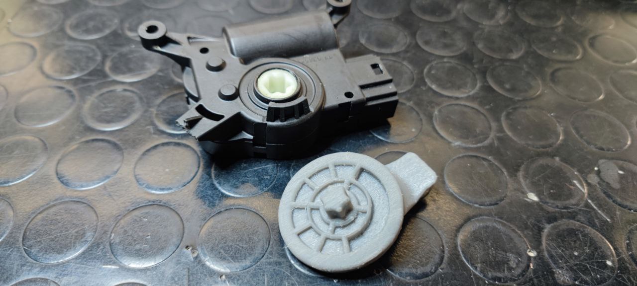 STL file ALFAROMEO GIULIETTA 940 ACTUATOR AIR RECIRCULATION FLAP MOTOR ...