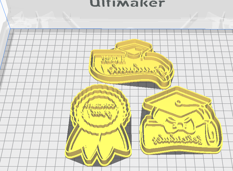 STL file cookie cutters graduation / cookie cutter graduation 🍪・3D ...