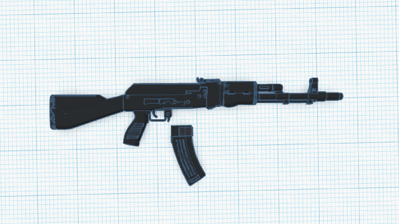STL file ak-47・3D print design to download・Cults