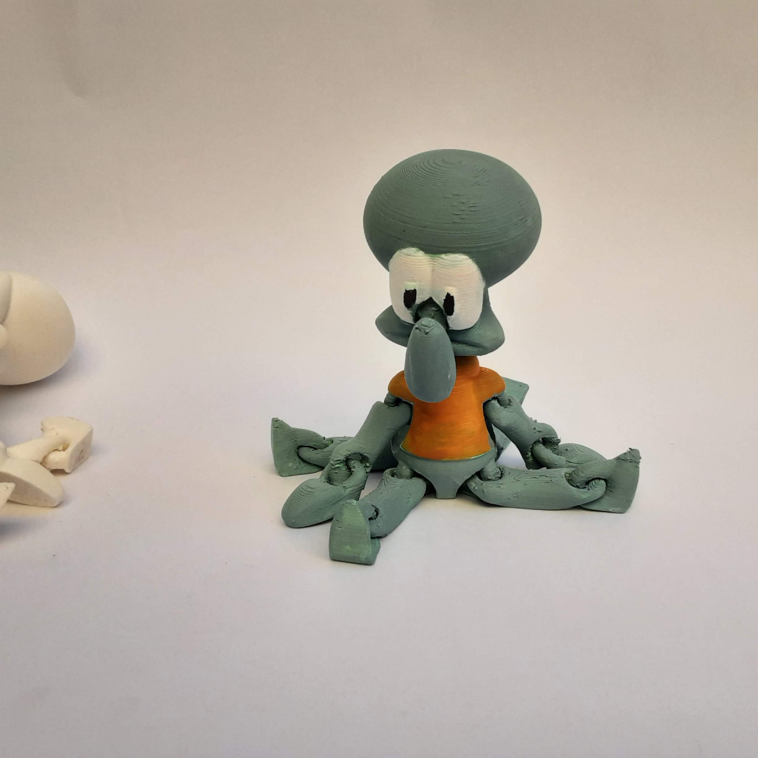 3D file Spongebob's Squidward (Flexible, no supports) 🧽・Template to ...
