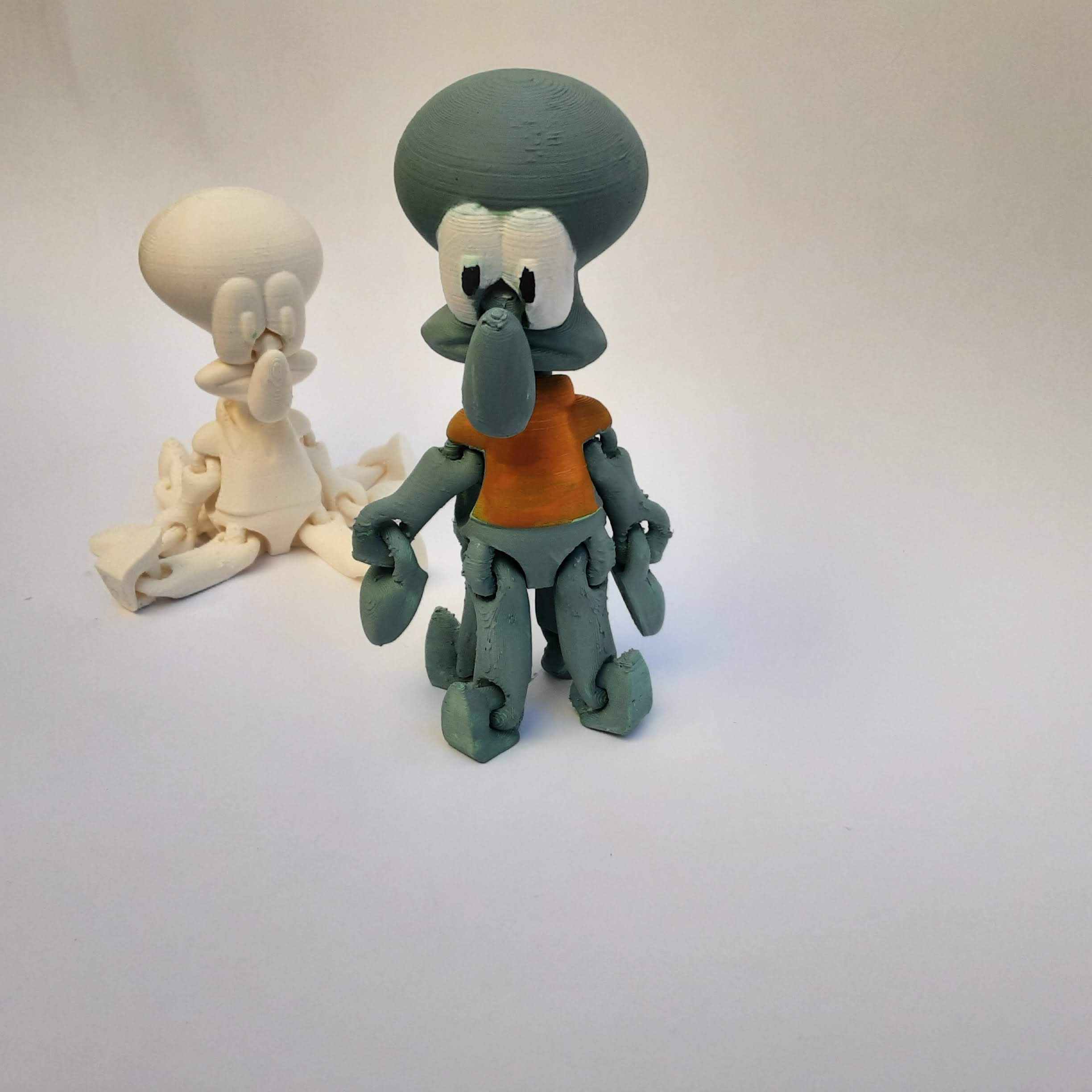 3D file Spongebob's Squidward (Flexible, no supports) 🧽・Template to ...
