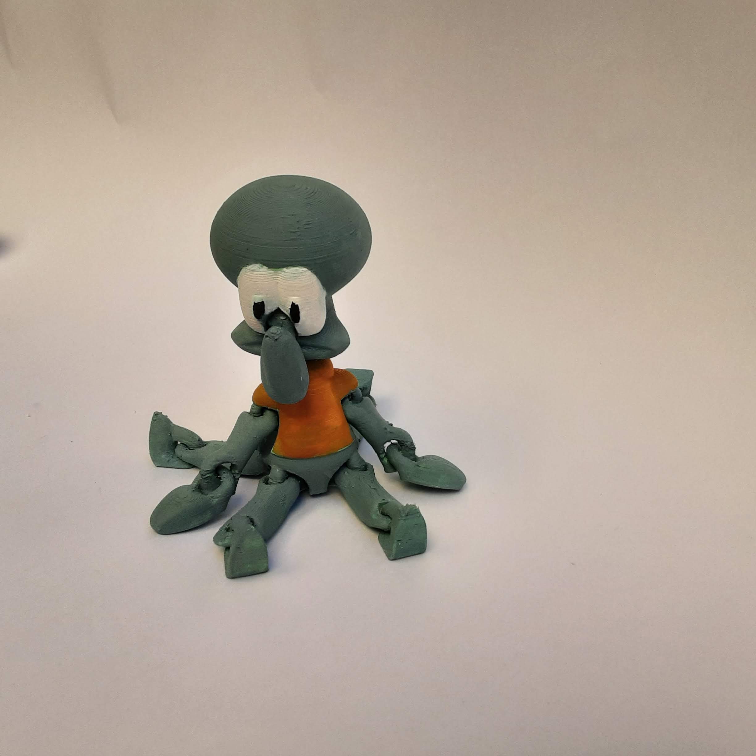 3D file Spongebob's Squidward (Flexible, no supports) 🧽・Template to ...