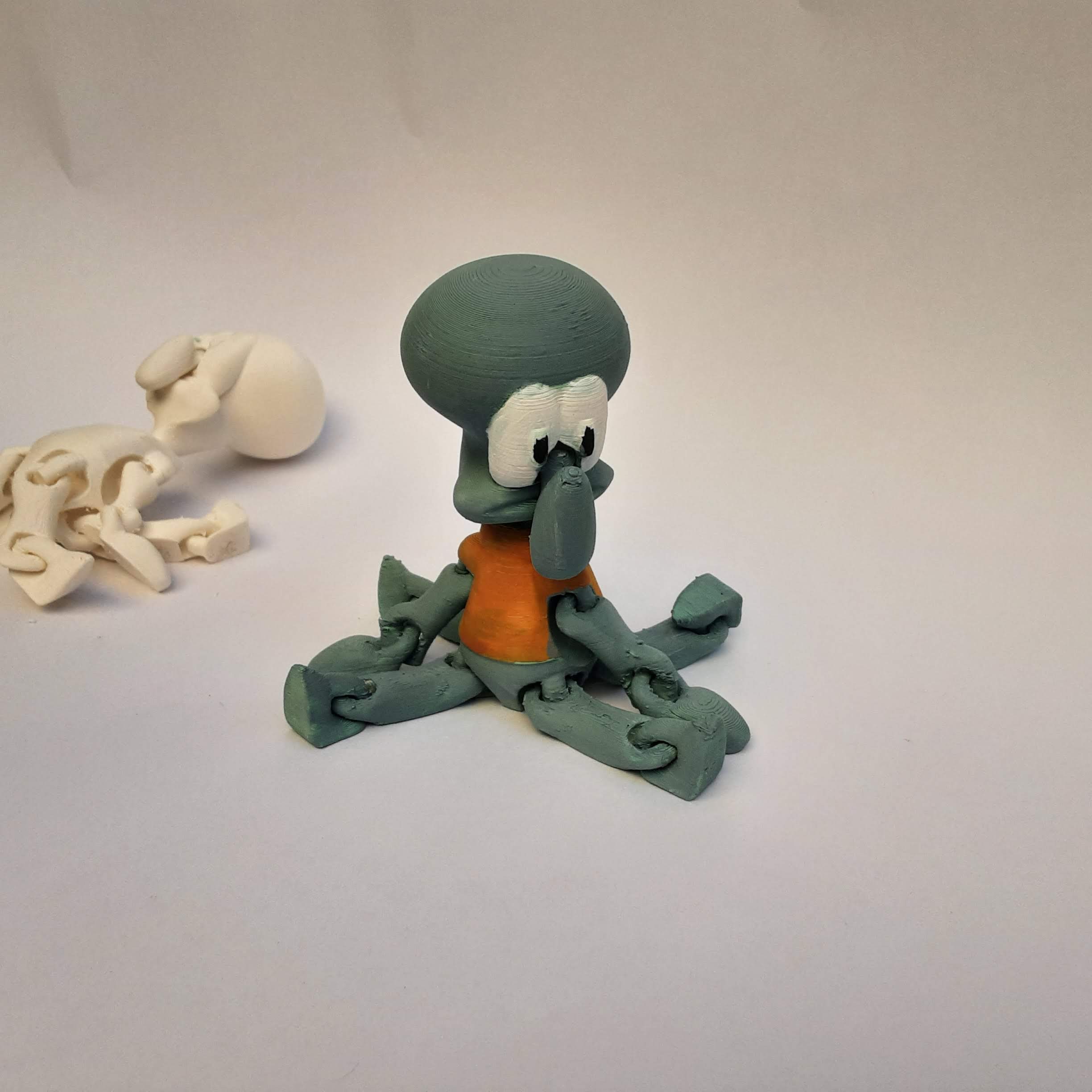3D file Spongebob's Squidward (Flexible, no supports) 🧽・Template to ...