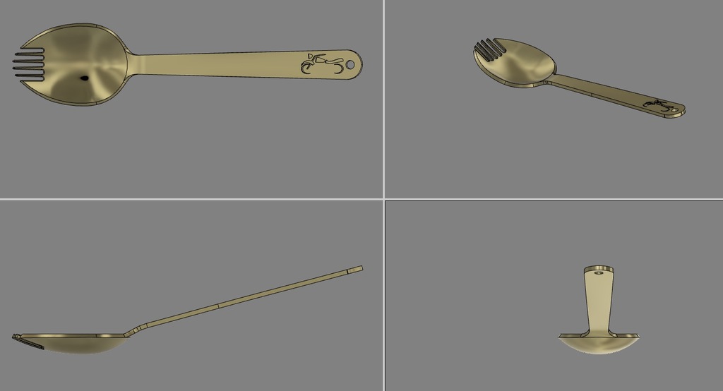 Free 3d File Goeffel Spork Foon・design To Download And 3d Print・cults