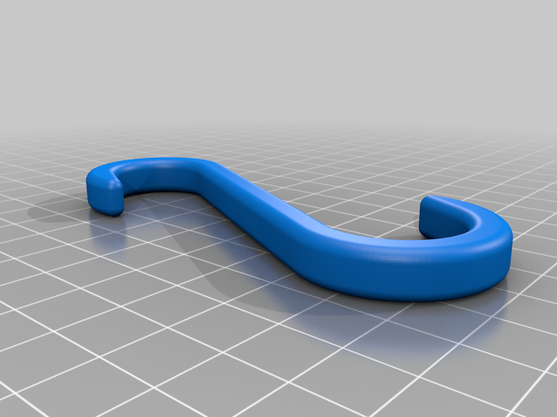 Fichier 3D gratuit Crochet en forme de S・Objet à télécharger et à ...