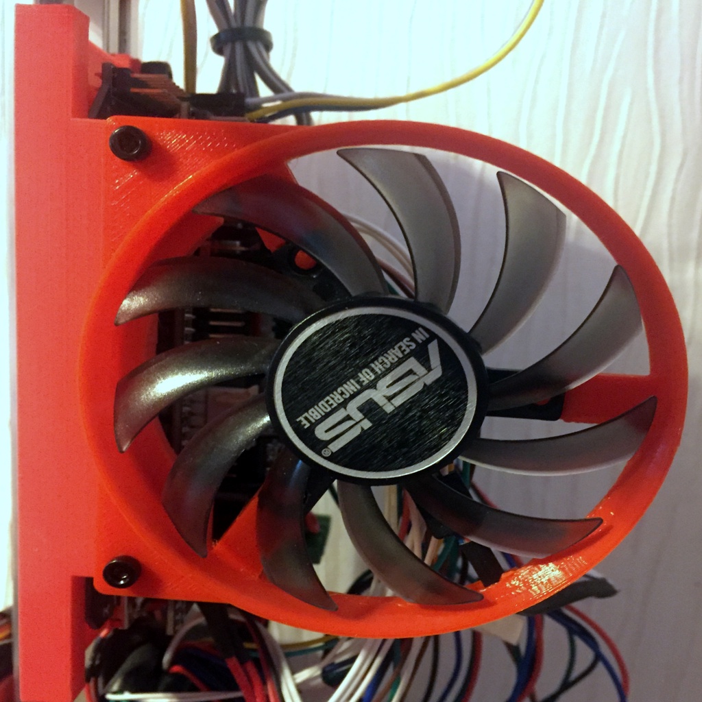 Free 3D file 80mm GPU fan adaptor・3D printable object to download・Cults